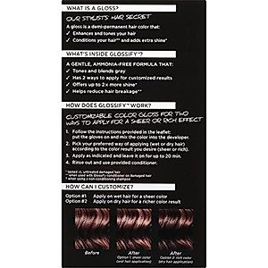 Schwarzkopf Glossify Customizable Color Gloss, Natural Light Brown