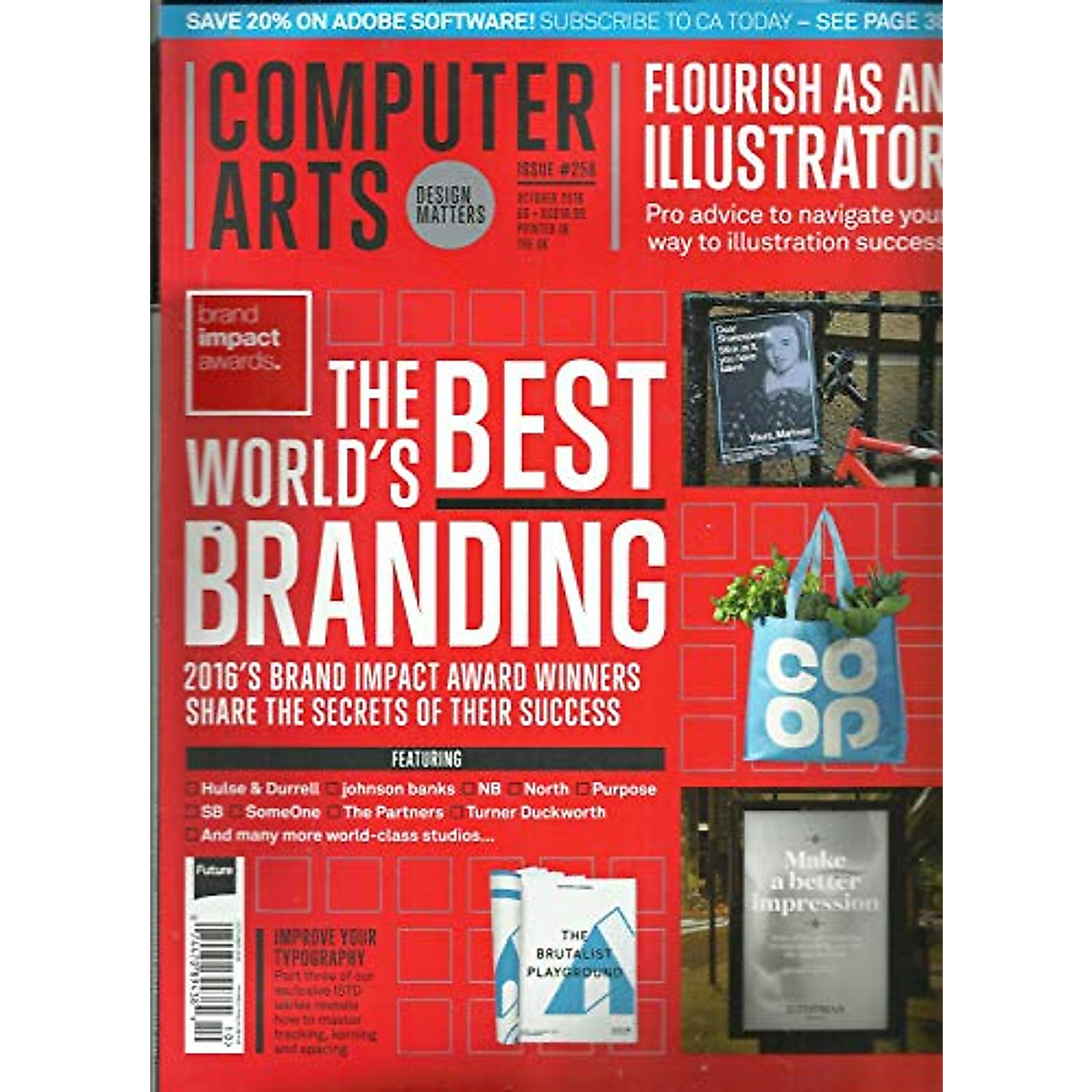 COMPUTER ART MAGAZINE, THE BEST WORLD'S BRANDING OCTOBER, 2016 ISSUE # 258