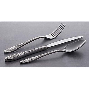 Oneida Ivy Flourish 20 Piece Fine Flatware Set, Service for 4, 18/10 Stainless Steel, Silverware Set