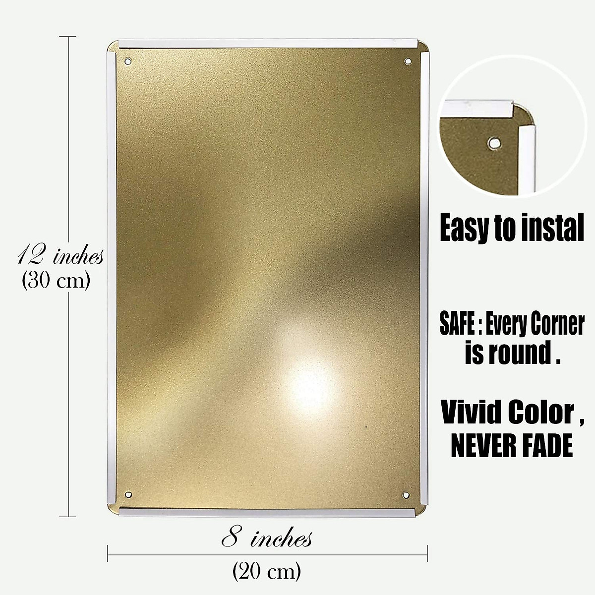 Paximiga April Showers Bring May Flowers Retro Look Tin 8X12 Inch Decoration Crafts Sign 8 x 12 Inch