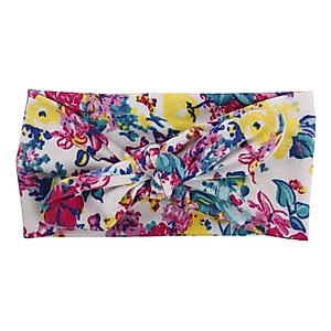 My Little Baby Baby Girl Newest Turban Headband Head Wrap Knotted Hair Band 6 pack