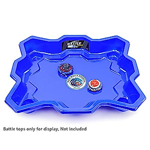 Aimoly Stadium Battle Arena Compatible with Battling Tops Game (Blue)