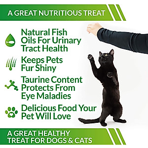 Cat-Man-Doo Extra Large Dried Bonito Flakes Treats for Dogs & Cats - All Natural High Protein Flakes - 4oz Bag (2 Pack)