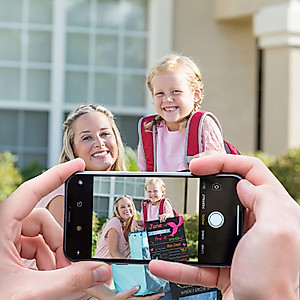 Reusable First Day of Preschool Sign, First Day of School Board, Back to School Board, 10 x 12 Inch Double-Sided 1st Day & Last School Sign for Kindergarten