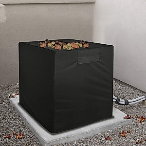 Air Conditioner Cover for Outside,210D Durable Waterproof Windproof and Snowproof Design, Central AC Unit Covers for Outdoor Protection（32X32X36 Inch）