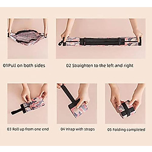 YEOLE Folding eco friendly shopping bag, grocery storage tote bag, travel shoulder portable thickened grocery shopping bag, supermarket eco protection bag, large and durable, reusable