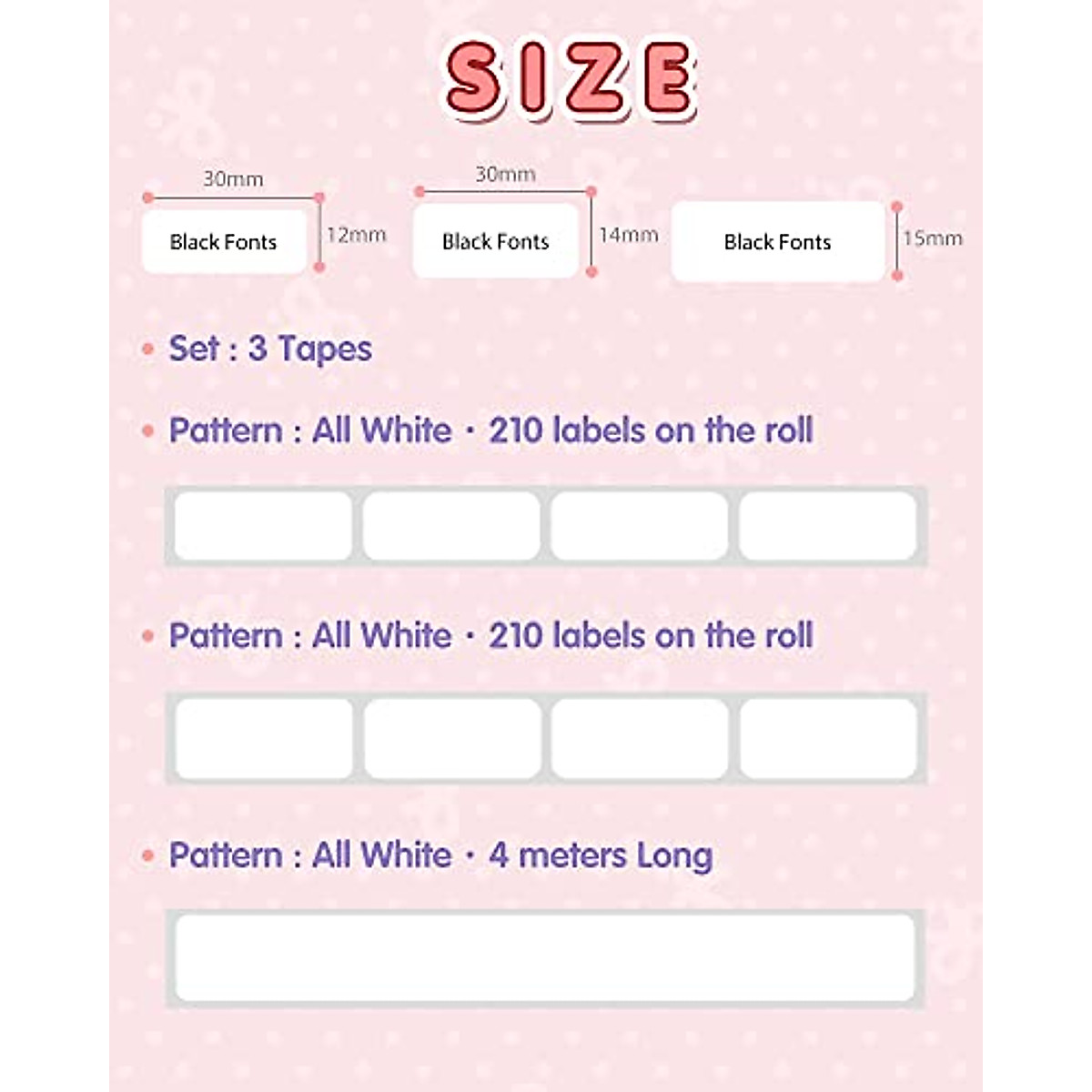 HPRT Label Maker Machine with 4 Tapes, H11 Bluetooth Cute Label Makers, Compatible with Android iOS Waterproof Multiple Templates for Home Organization Office Labeling Inkless