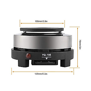 Electric Mini Stove, Portable 500W Electric Single Buffet Mini Stove Multifunction Home Stove Hot Plate (Plug 110V)