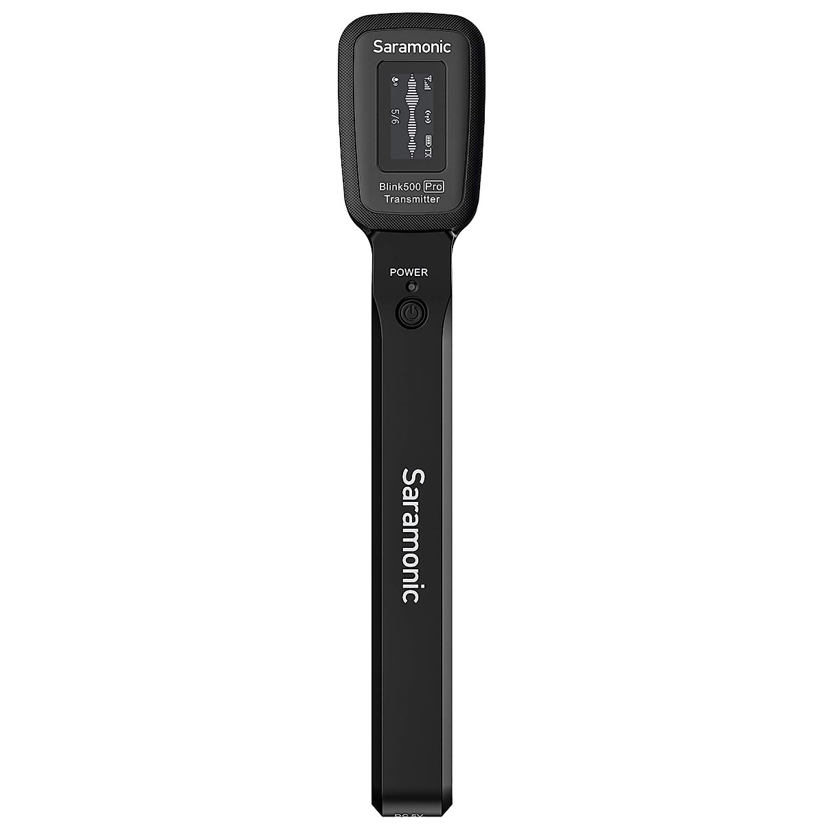 Saramonic Handheld Transmitter Holder for Blink 500 Pro TX Transmitters with Foam Windscreen and Built-in 1100mAh Battery/Charger (Blink 500 Pro HM)