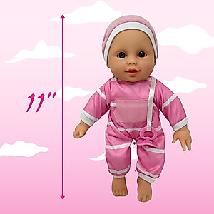 The New York Doll Collection 11 inch Soft Body Doll in Gift Box - Award Winner & Toy 11" Baby Doll (Caucasian)