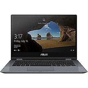 ASUS Vivobook Flip 14" FHD 2-in-1 Touchscreen Laptop | Intel Core i3-8145U up to 3.9GHz | 8GB DDR4 | 256GB SSD | Webcam | Bluetooth | HDMI | Windows 10 Home S | TWE Bundle