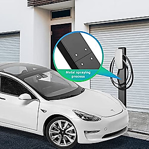 eMACROS EVSE Wall Connector Pedestal -Mounted EV Charging Station EV Charger Pedestal for Tesla for Tesla Gen 3 Wall Connector