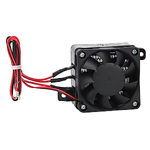 Atyhao 100W 12V PTC Car Fan Air Heater Constant Temperature HeatingHeaters with Insulator and Mounting Holes, Applicable for Heater and Air Conditioning