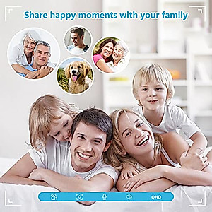 Uniter 2k Home Security Cameras Wireless Outdoor WiFi Waterproof Outside Front Door Garage Surveillance Camera Long Range Motion Sensor Night Vision with Phone app