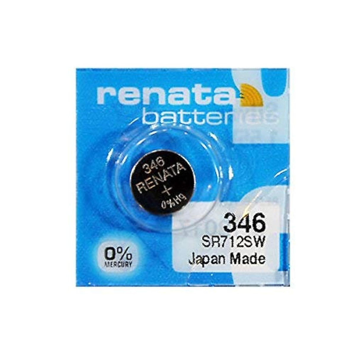 Renata Batteries 346 / SR712SW Watch Battery (5 Pack)