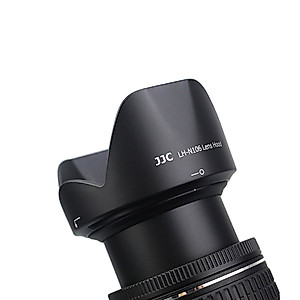 JJC HB-N106 Reversible Dedicated Lens Hood Shade for Nikon AF-P DX 18-55mm f/3.5-5.6G VR, AF-P DX 18-55mm f/3.5-5.6G Lens on Nikon D3500 D3400 D5600 D7500 Camera (NOT for Older Nikon 18-55mm Lens)