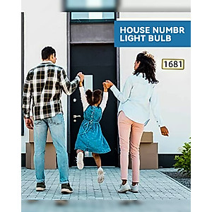 Keiurot House Number Light Bulb Address Bulb 193 Bulb Lighted Address Sign LED Replacement Bulb Kit 10-30Volt AC/DC, RV Landscape and Cabinet Lighting Warm White, 2Pack