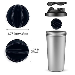 Shaker Balls 4 Pcs Protein Shaker Ball Plastic Blender Ball Replacement Shaker Ball for Shaker,Drinking Bottle Cup