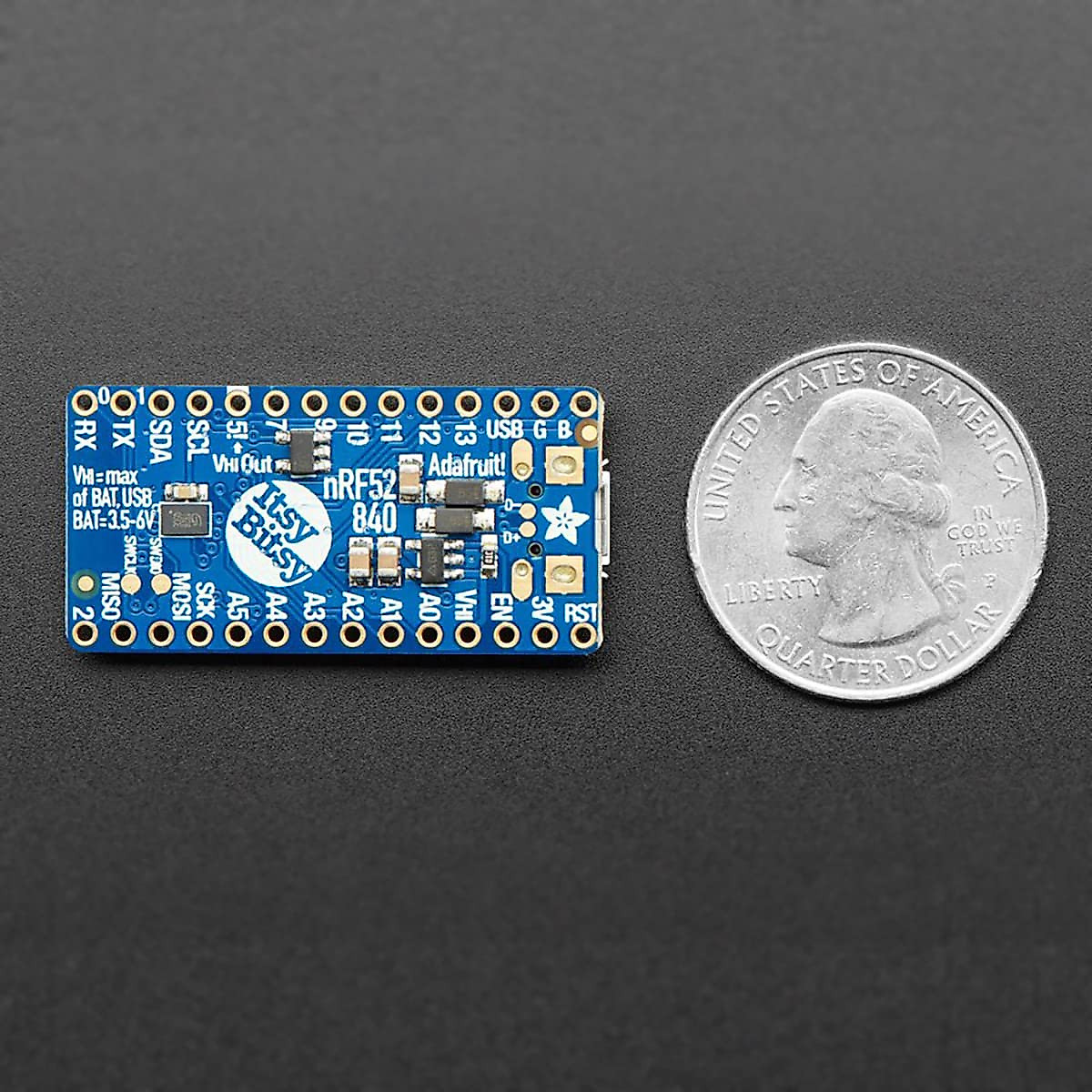 Adafruit ItsyBitsy nRF52840 Express - Bluetooth LE Ada 4481