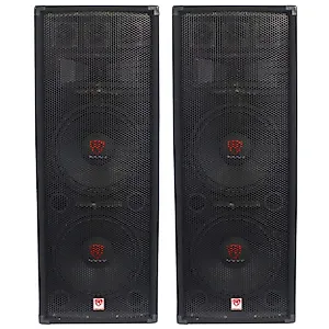 Rockville (2) RSG12.28 Dual 12 2000 Watt 8-Ohm Passive Pro Audio PA Speakers