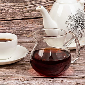 ELITEA Clear Glass Creamer Pitcher Milk Cream Tea Serving Pitcher (250ml, 8.5 oz. fl)