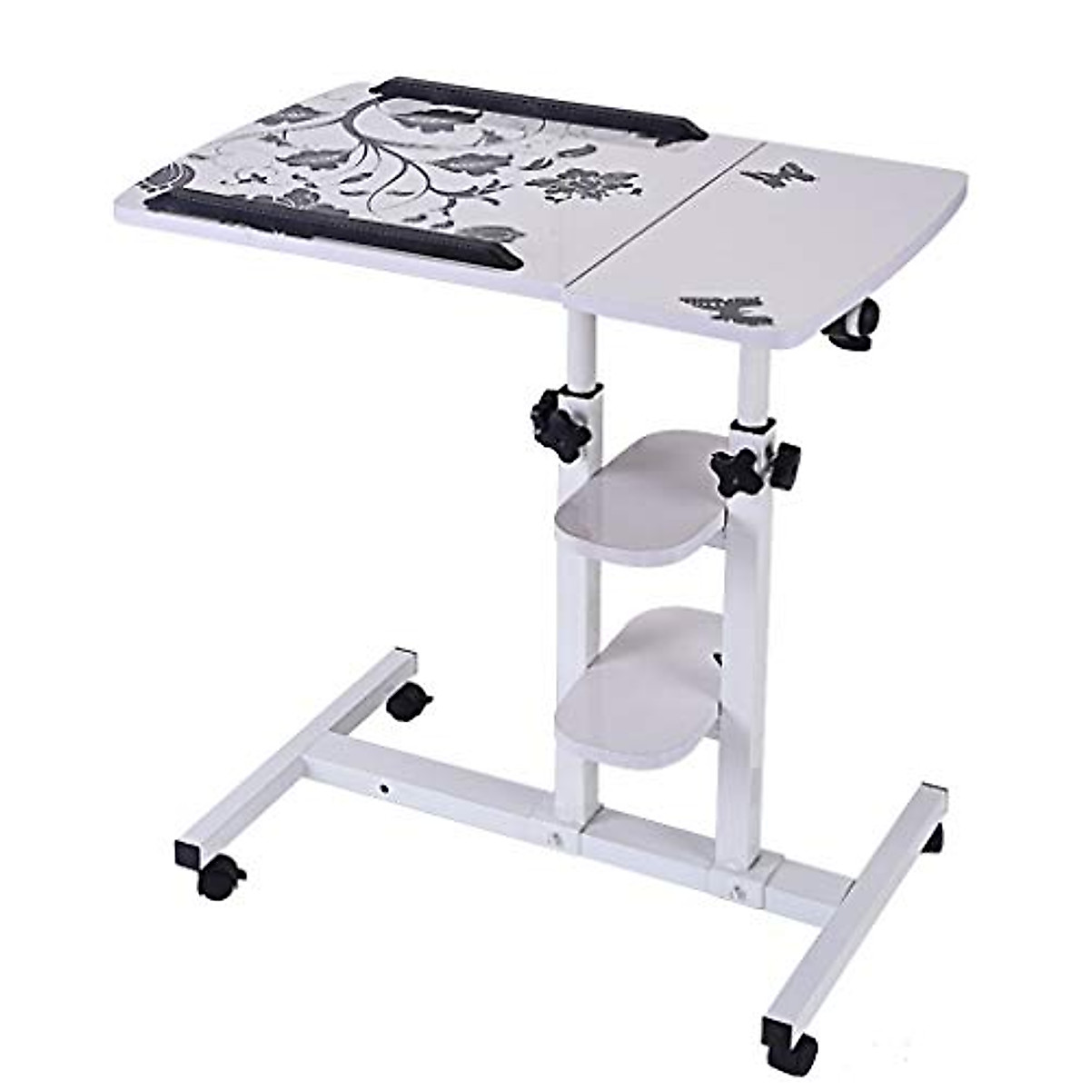 Ohvivid Study Writing Table,Home Desktop Computer Desk Bedroom Laptop Study Table Space Saving Office Table Home Office Desk Side Table Foldable Computer Table Simple Workstation Furniture