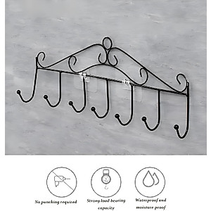 YOFAN 12-Pack Clear Adhesive Suction Sticker for No Drilling Bathroom Shower Shelf Accessories, Super Strong Adhesive Wall Sticker for Shower Caddy and More