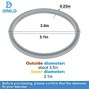 Gasket Rubber Seal Ring with Lip, Seal Rings Gaskets Replacement for Nutribullet 900 Series 600W and 900W (Pack of 4)
