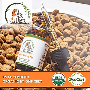 Valerio Pets Hemp Oil for Dogs and Cats - 1 Oz - Hemp Oil Drops with Omega Fatty Acids - Hip and Joint Support and Skin Health (2 Pack - 2 x 1 Oz)