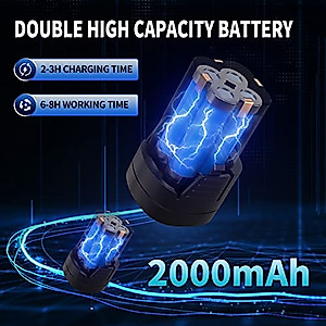 PAFIWERK Electric Pruning Shears, Cordless Pruning Shear Battery Powered, Tree Branch Pruner with 2 Pcs 16.8V Lithium Battery - 25mm(0.98") Cutting Diameter