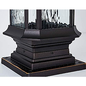 Lights Outdoor European Outdoor Waterproof Anti-Rust Column Lanterns E27 Aluminum Villa Exterior Pillar Post Lights Outside Stairs Patio Streetlights Door Light Stadium