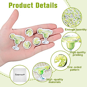 Humyoun 330 Pcs Margarita Glasses Confetti Margarita Party Decorations Margs and Matrimony Bachelorette Decor Margarita Table Confetti Decor for Mexican Day Bridal Shower Tropical Party