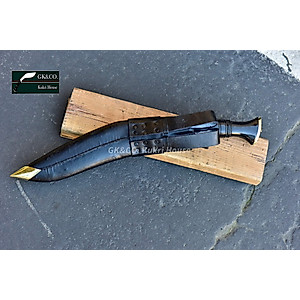 GK&CO. Kukri House Official Issued - Genuine Kukri/Khukuri - 13-inches Blade Service No.1 Highly Polished Knife - Handmade in Nepal…..
