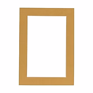 14x18 Mat Bevel Cut for 12x15 Photos - Acid Free Rattan Beige Precut Matboard - For Pictures, Photos, Framing - 4-ply Thickness