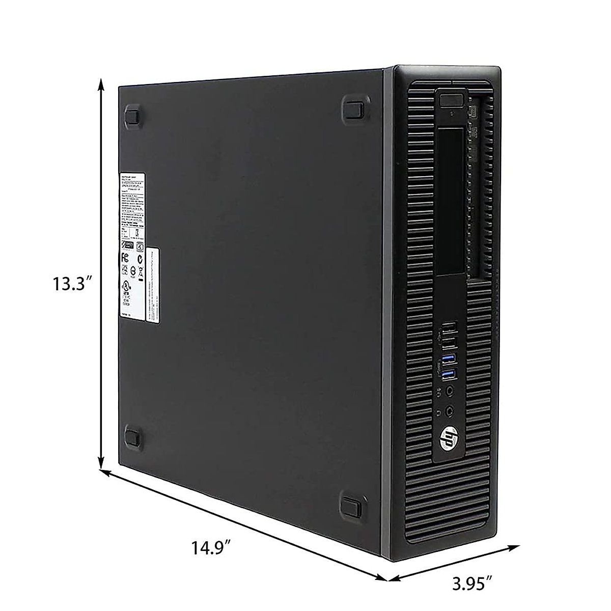 HP Desktop Computer 600 G1 ProDesk Small Form Factor SFF PC, Intel Quad Core i5 up to 3.60GHz,8GB Ram 500GB Hard Drive,WiFi,DVD,DP VGA Port,New Keyboard & Mouse Included, Windows 10 Pro (Renewed)