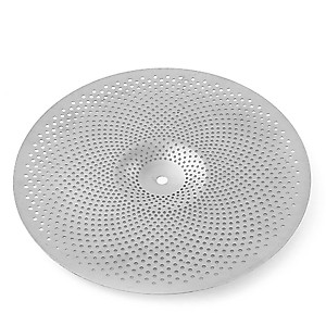 Batking Low Volume Cymbal Pack,60%-70% 14/16/18/20” Quiet Cymbals Practice Set Of 5 Pcs Practice With Cymbal Felt and Sleeve