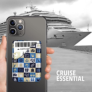 Cruise Card Holder Phone Pouch Wallet for Ship ID Key Cards Cruise Essential