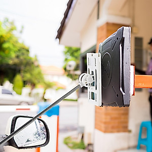 Veemoon Telescopic Rod Card Holder: 2PCS Vehicle Parking Swiping Stick Reacher Grabber Tool Car Parking Contactless Payment Rod for Car Parking Fee Paying,Car Parking Rod