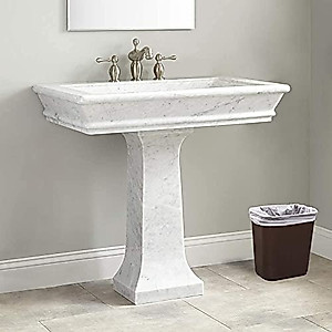 Small Trash Bags 3 Gallon Garbage Bags (440 Count) Bathroom Garbage Bags Clear Plastic Wastebasket Trash Can Liners Fits 2 Gallon 4 Gallon for Home and Office Bins (440 Bags)