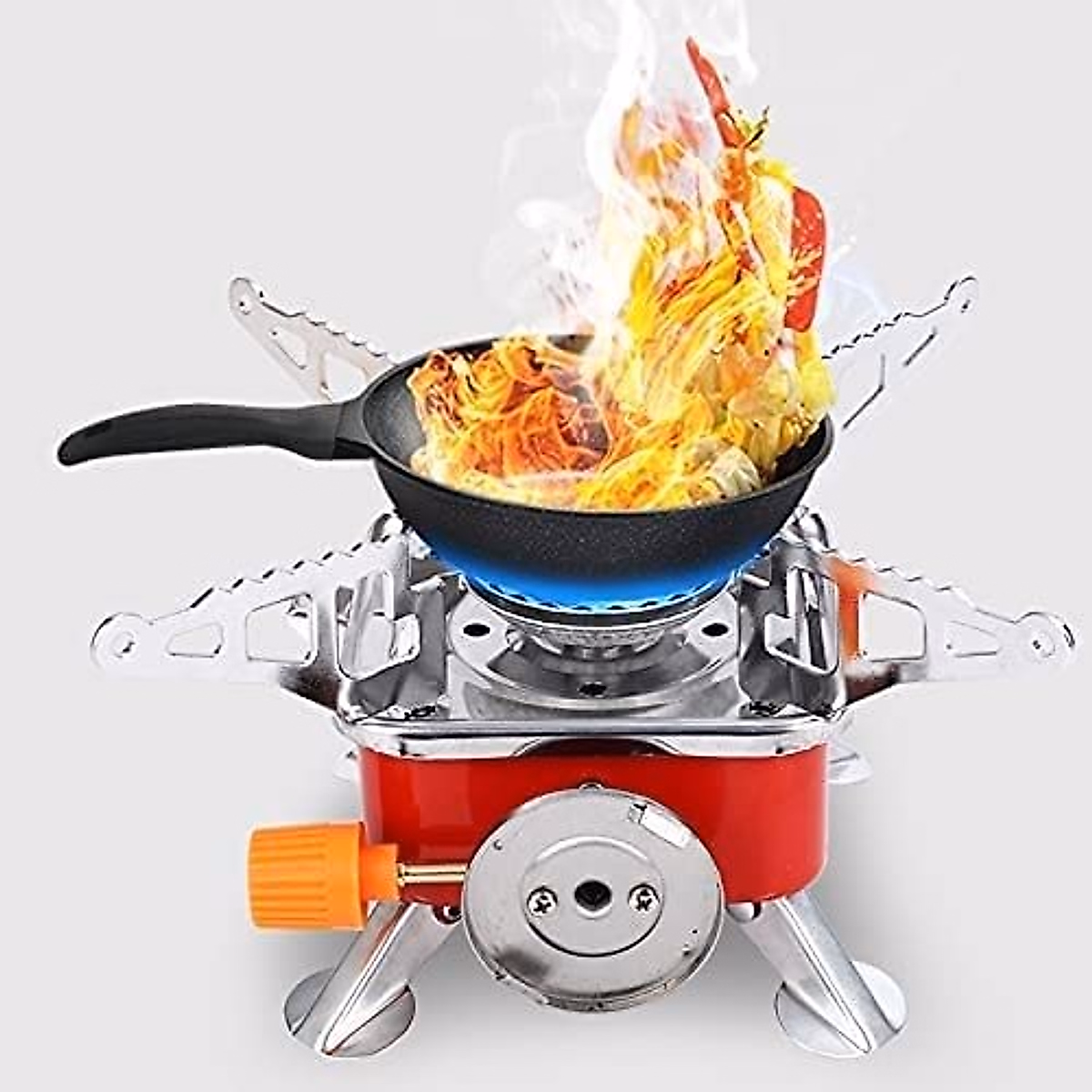 Grill Small Square Stove Portable Gas BBQ Grill For Backpacking Hiking