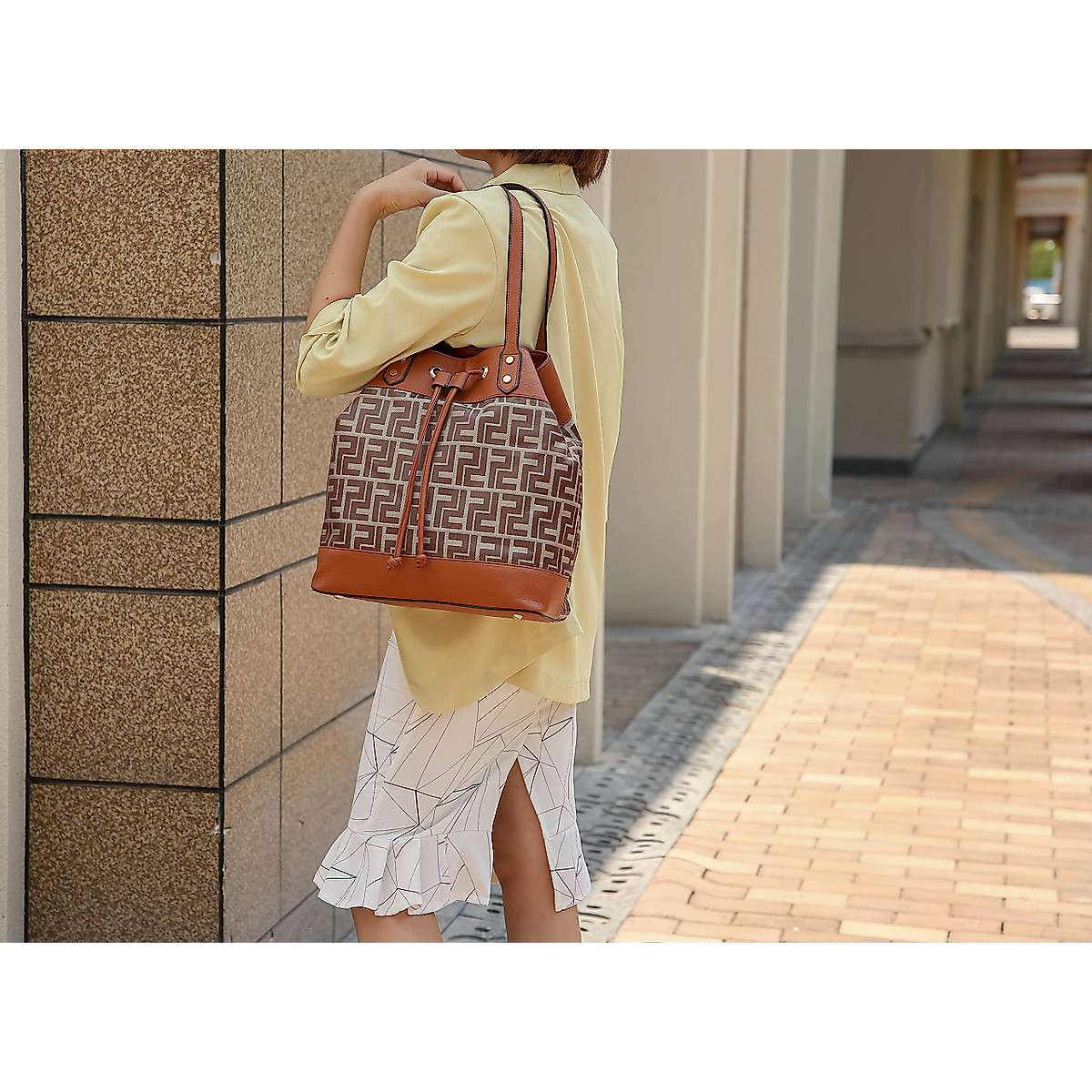 MKF Crossbody Hobo Bag for Women Handbag & Wristlet Wallet Purse Set – PU Leather Top Handle Shoulder Strap Black