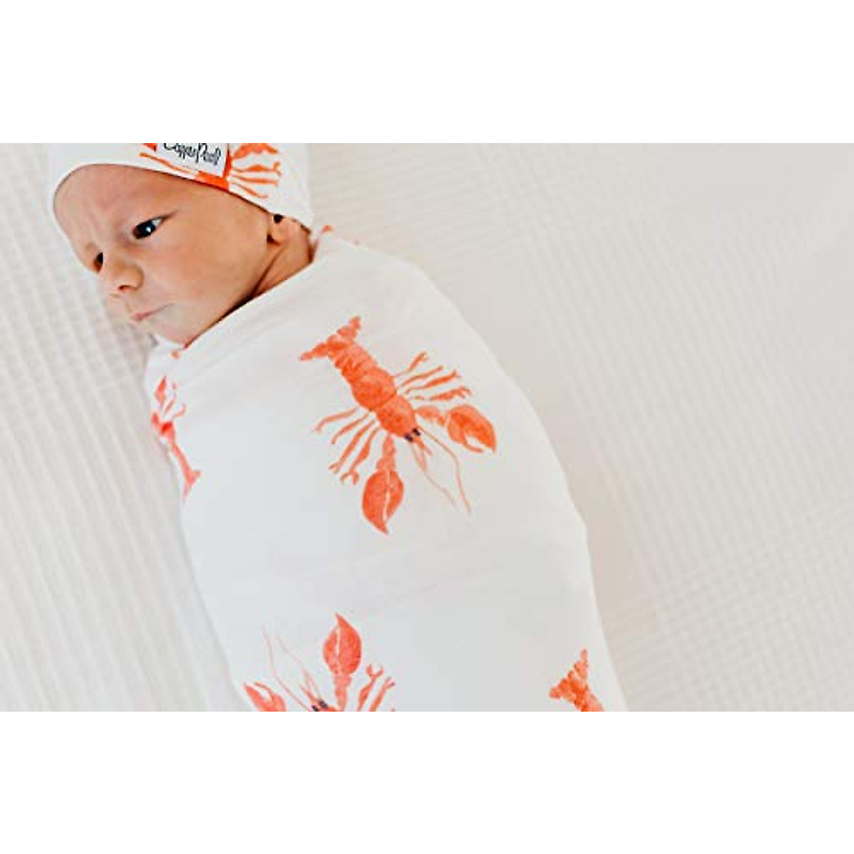 Copper Pearl Large Premium Knit Baby Swaddle Receiving Blanket Skipper