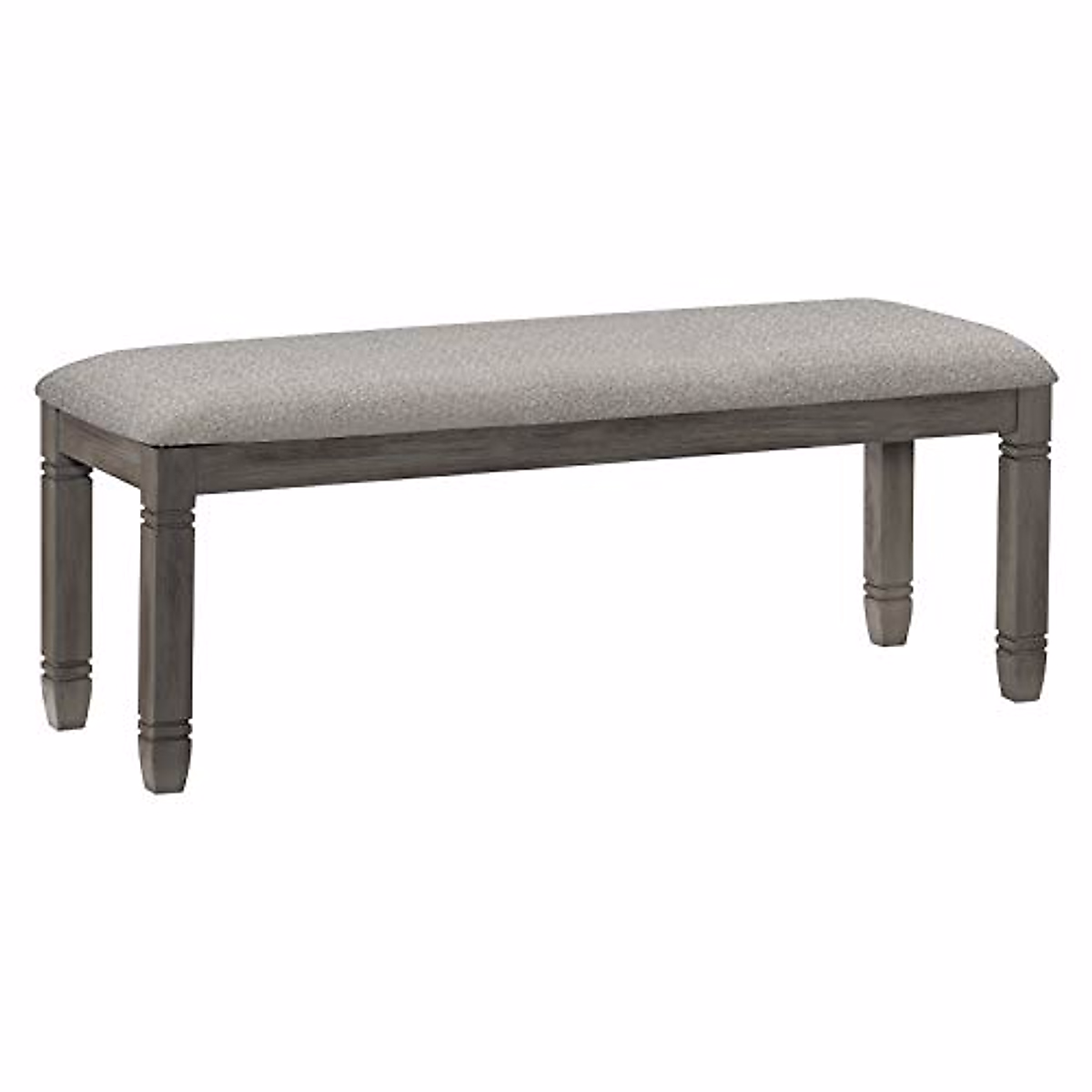Lexicon Cailloux 48" Dining Bench, Antique Gray