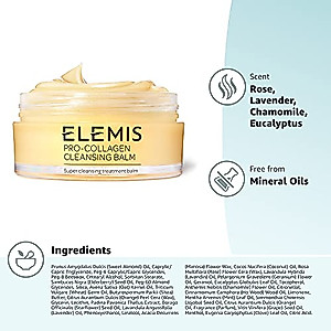 ELEMIS Pro-Collagen Cleansing , Ultra Nourishing Treatment Balm + Facial Mask Deeply Cleanses, Soothes, Calms & Removes Makeup and Impurities