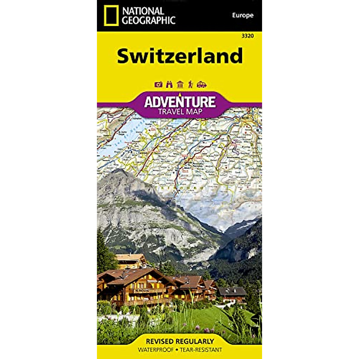 Switzerland Map (National Geographic Adventure Map, 3320)