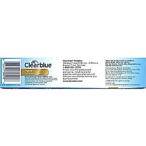Clearblue Digital Pregnancy Test with Smart Countdown, 2 Count