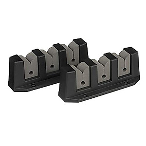 Seachoice 3-Rod Storage Holder, Black, ABS Plastic