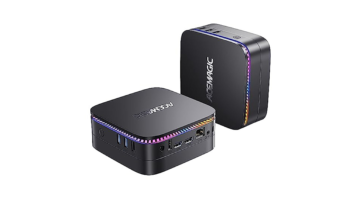 Mini PC RGB AK1 Plus: Intel 12th Gen, Dual 4K