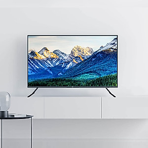 Universal TV Stand Table Top for 27 to 85 Inch LED LCD Flat Screen TV, Height Adjustable Leg Stand Holds up to 110lbs, VESA up to 1000x800mm (ML2785)