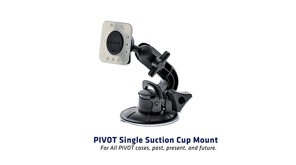 PIVOT Single Suction Cup Mount - Multi-Angle Support for Pilots & More
